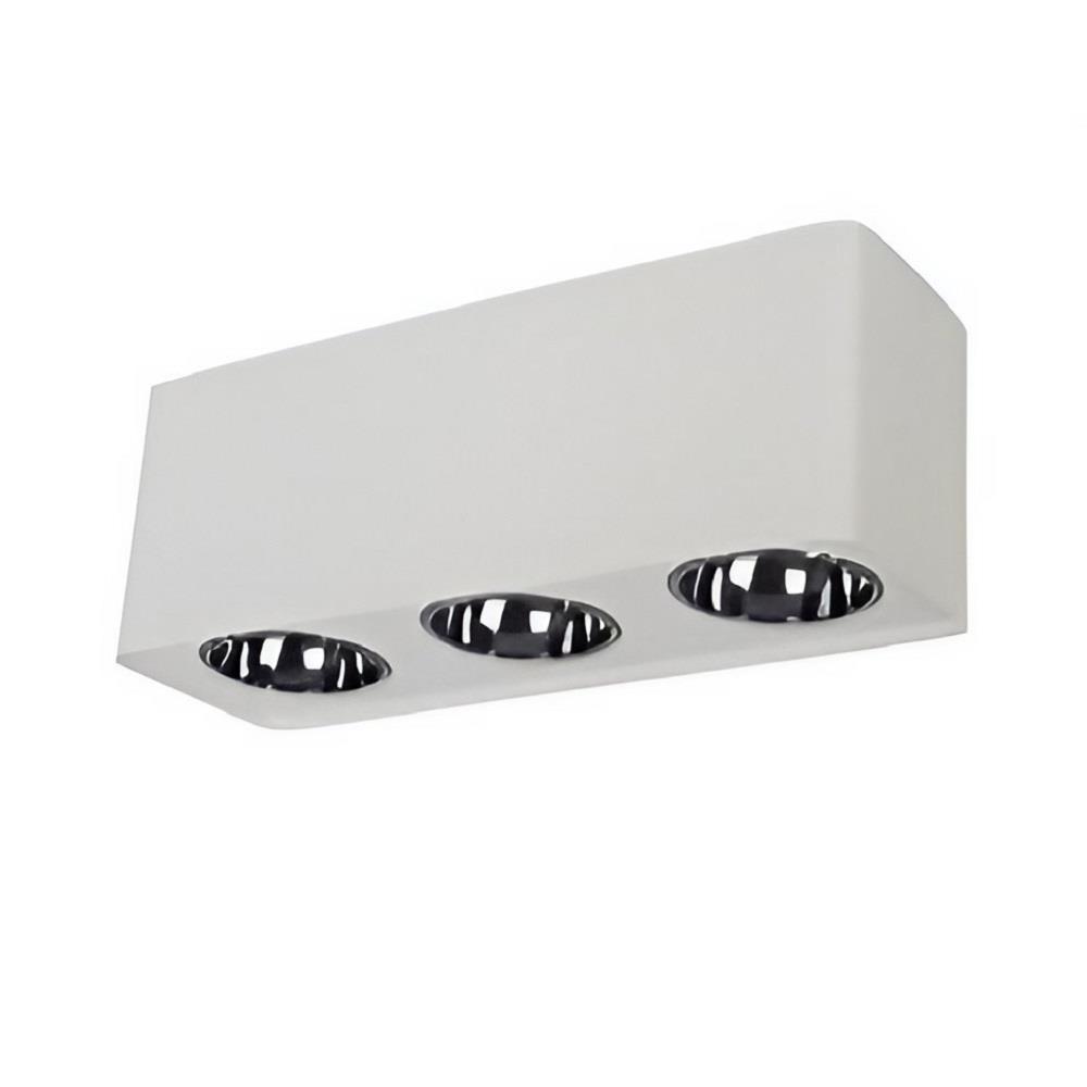 PRE-ORDER BRIGHT OBJECTIVES SURFACE EYEBALL B303-3 GU10 WHITE GLOSS BLACK