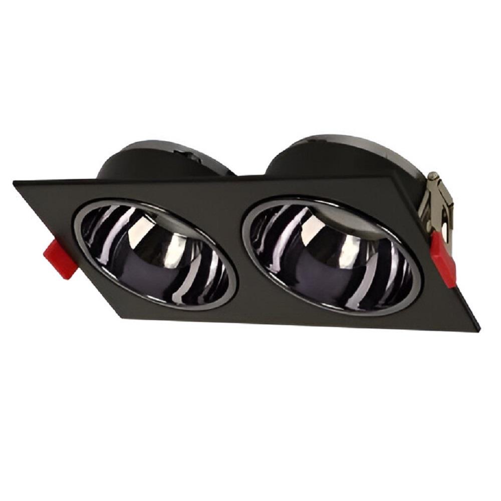 PRE-ORDER BRIGHT OBJECTIVES EYEBALL B307-2 GU10 BLACK GLOSS BLACK