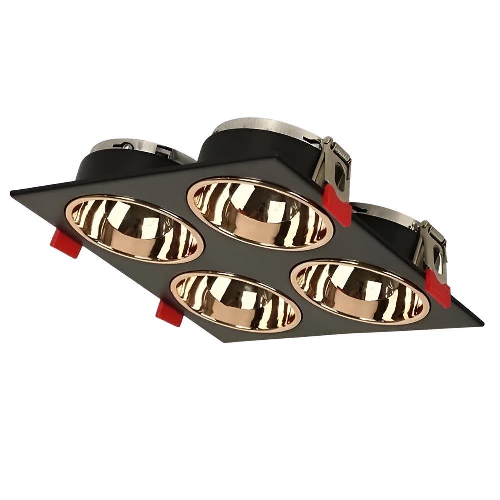 PRE-ORDER BRIGHT OBJECTIVES EYEBALL B307-4 GU10 BLACK ROSE GOLD