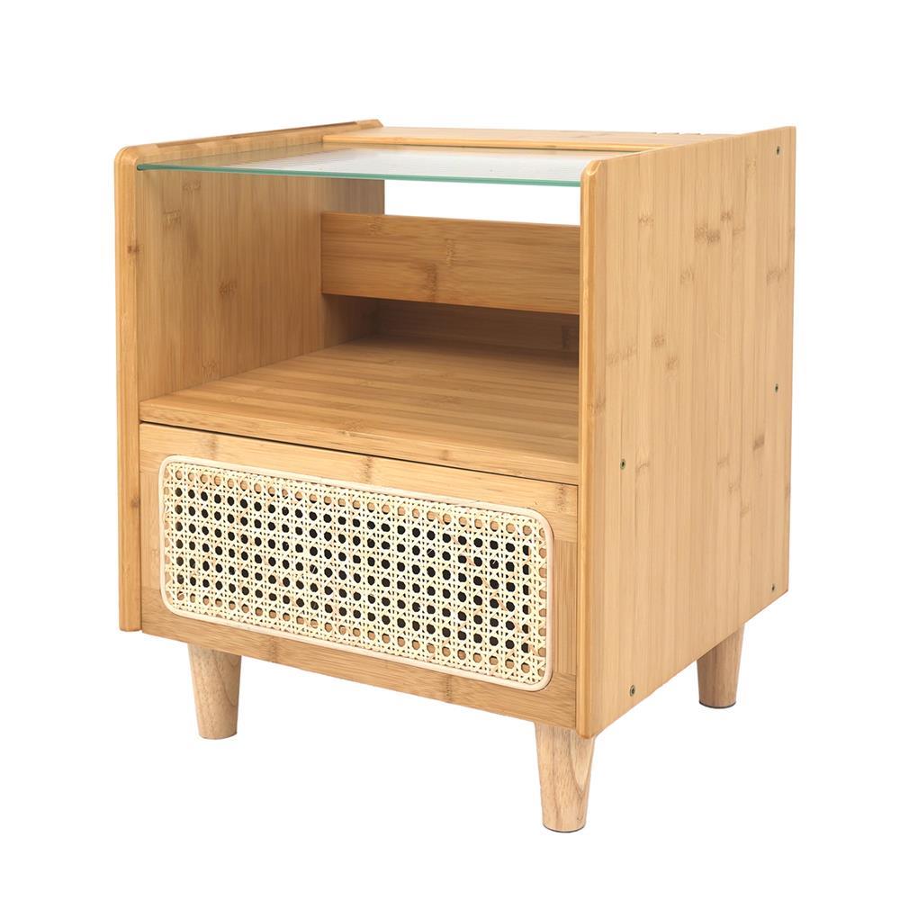 SIDE TABLE FURDINI MARU NATURAL WOOD [EXCLUSIVE FROM HOMEPRO THAILAND]