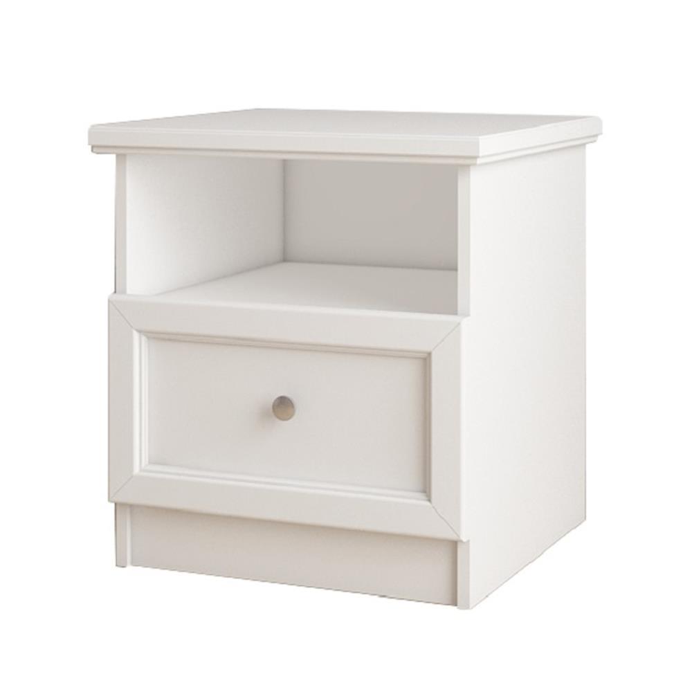 NIGHTSTAND WITH 1 DRAWER FURDINI HELENA WHITE [PRE-ORDER IMPORT PRODUCTS]