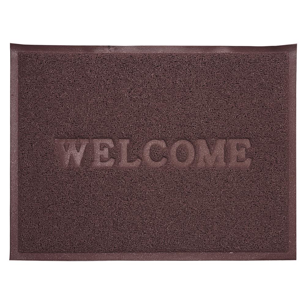 HOME LIVING STYLE DUST MAT S.WELCOME 60X80CM BROWN