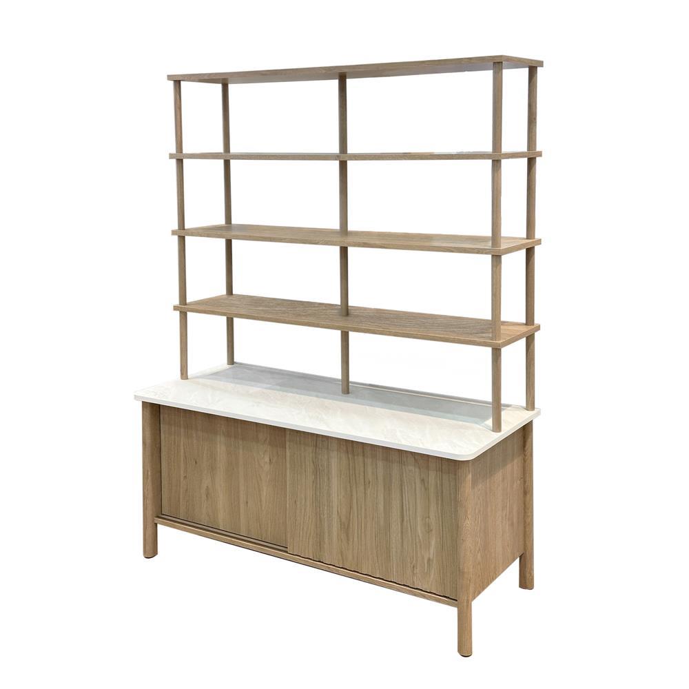MULTIFUNCTIONAL SHELVING UNIT FURDINI TERRA 119CM OAK [EXCLUSIVE FROM HOMEPRO THAILAND]