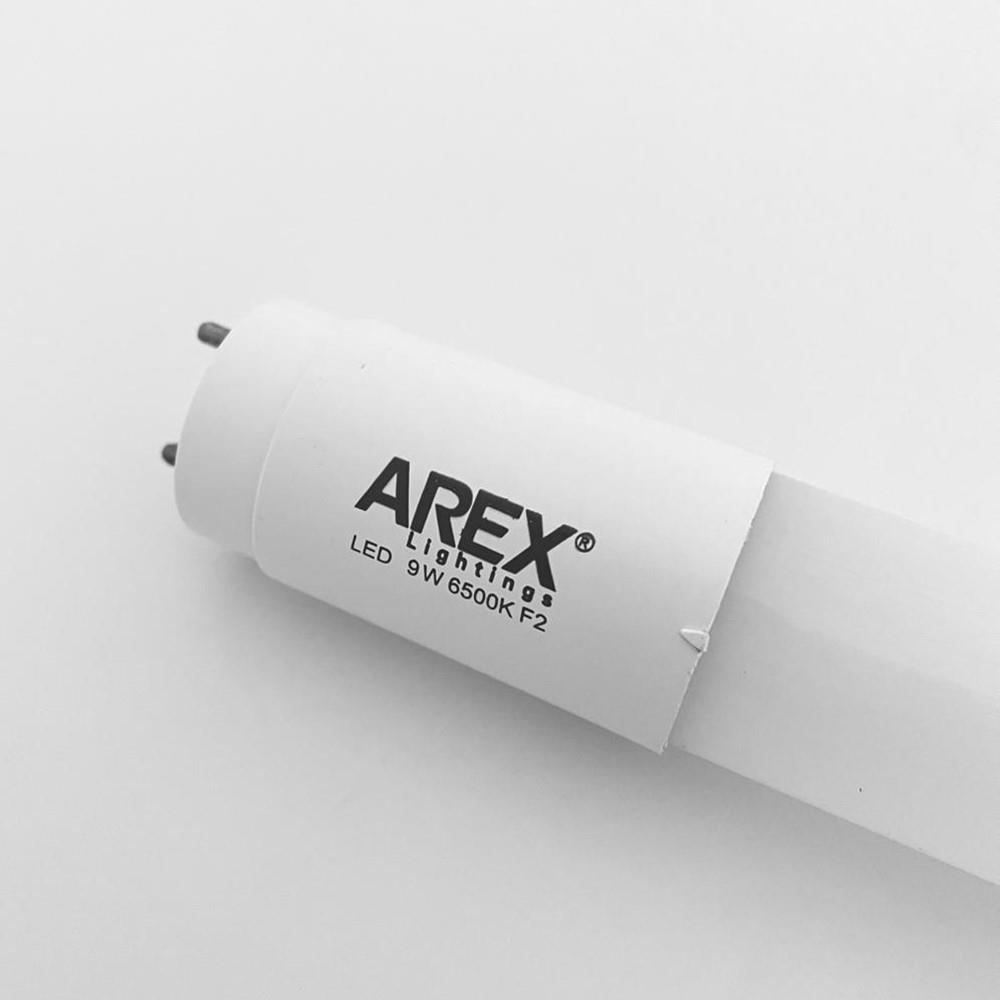 AREX FLUORESCENT LED TUBE T8 9WATT 6500K AR-9H DAYLIGHT 2FT