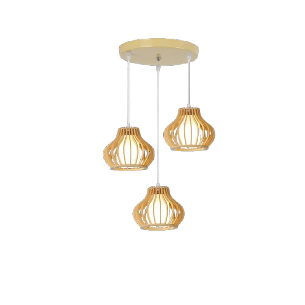 BRIGHT OBJECTIVE PENDANT LAMP 17052/3 LIGHT BROWN