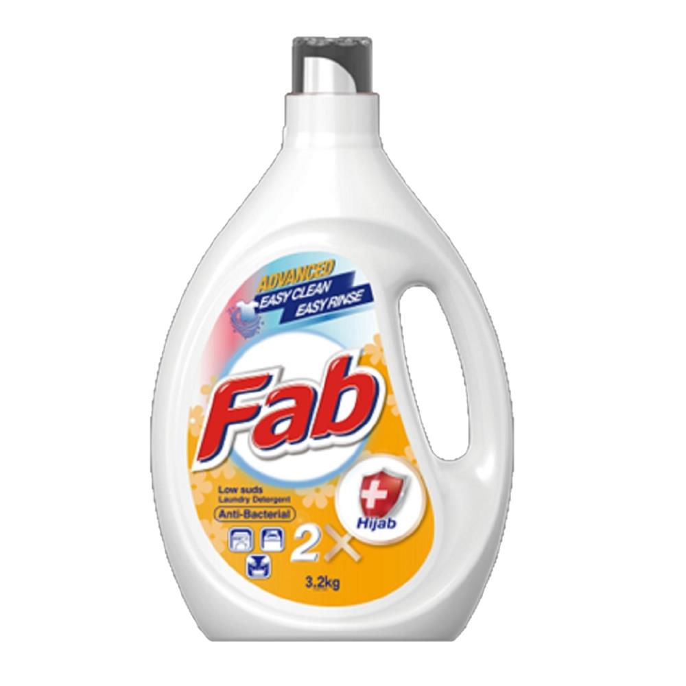 FAB LAUNDRY DETERGENT CLEANER ANTIBACTERIAL 3.2KG