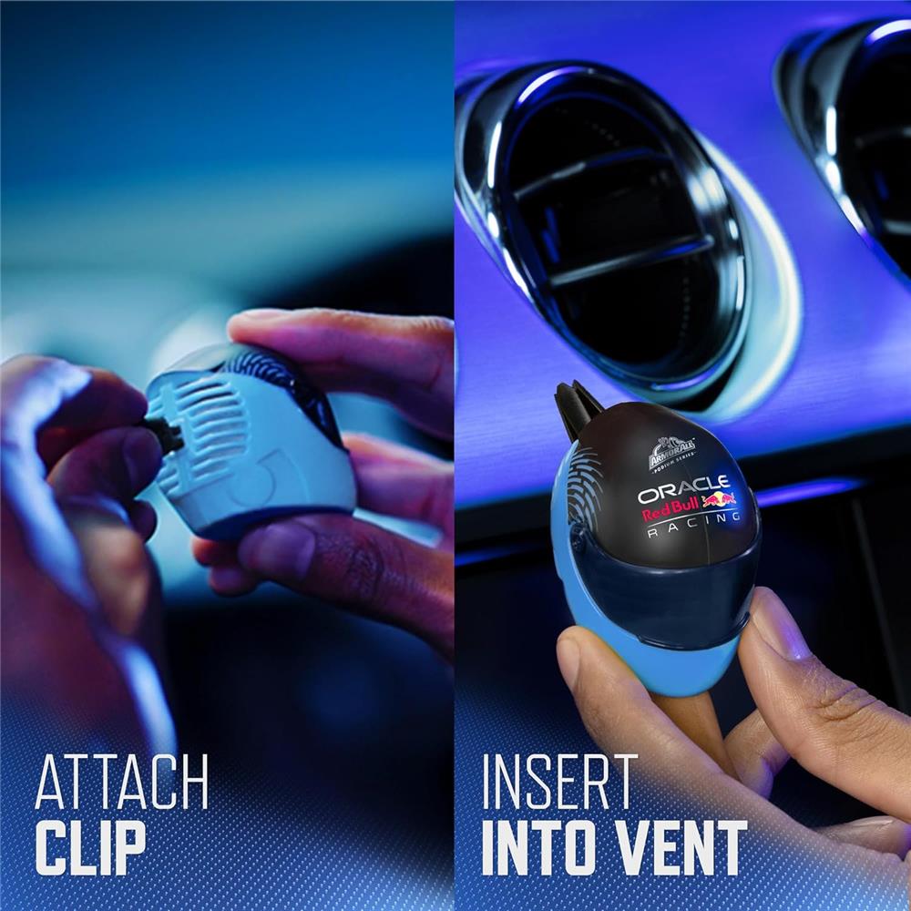ARMOR ALL ORACLE RED BULL HELMET AIR FRESHENER - LIGHTS OUT